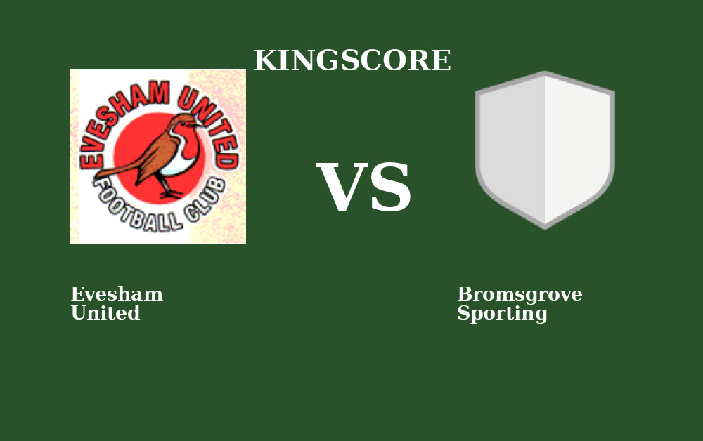 Evesham United vs Bromsgrove Sporting Match, Head to Head, Results on ...