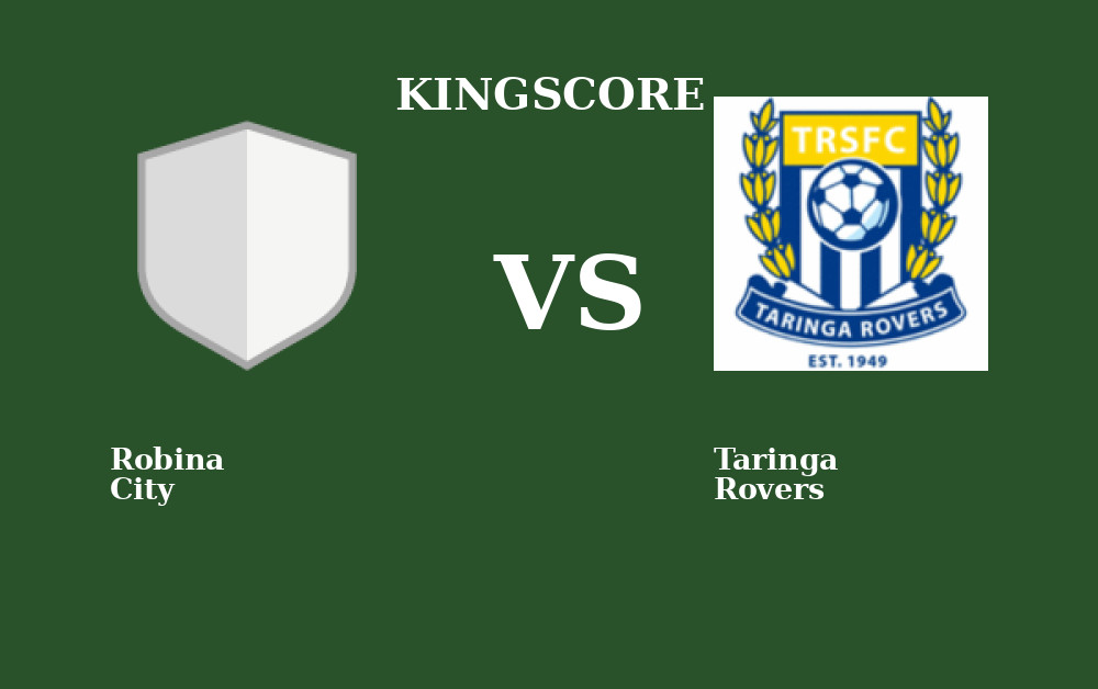 Robina City vs Taringa Rovers Match, Head to Head, Results on KingScore
